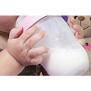 Comotomo Natural Feel 8oz. Bottle, 4 Pack - Pink