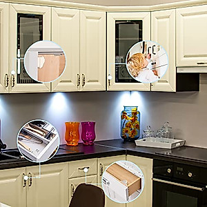 Child Magnetic Cabinet Locks (10 Locks and 2 Keys) -Baby Proofing Cabinet Latch Locks with Lighting Function, Fit Most Cabinets and Drawers