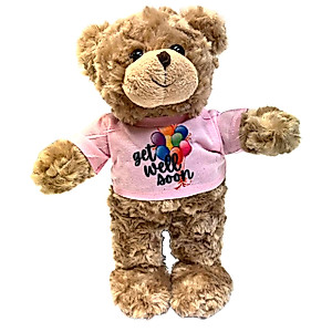 Jolitee Get Well Soon Gifts for Kids, Get Well Soon Teddy Bear, Get Well Teddy Bear for Women, Get Well Stuffed Animals for Girls, Get Well Kids Gift
