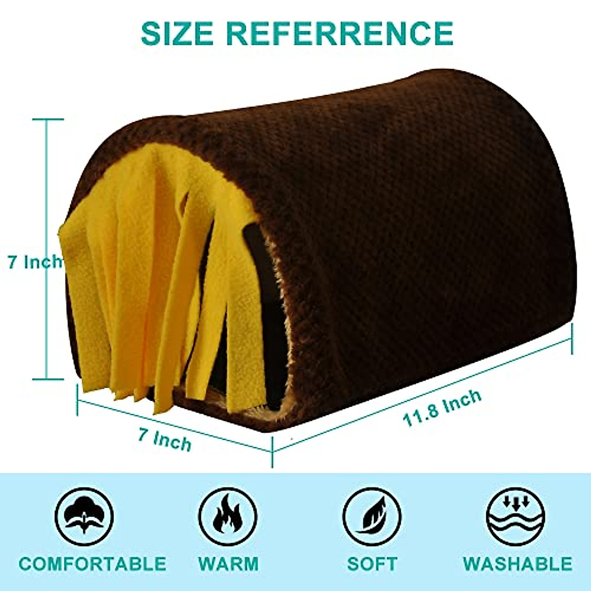 MildMist Guinea Pig Hideout for Small Animal - Washable Guinea Pig Bed for Guinea Pig, Chinchilla, Hamsters, Hedgehog