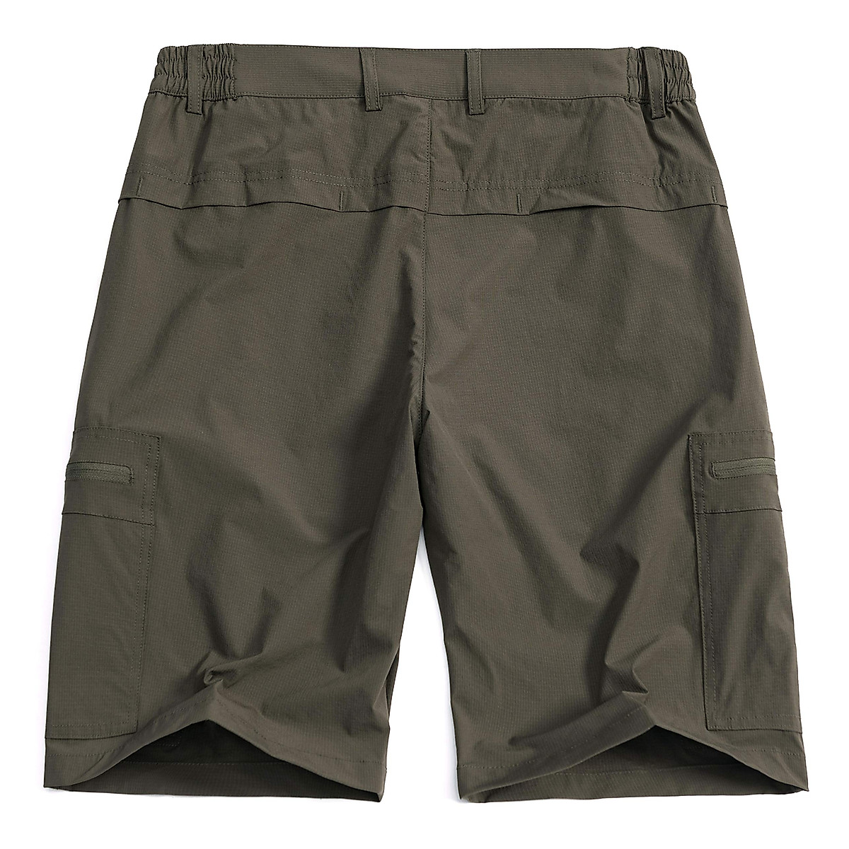 SVACUAM Men's Relaxed Fit Stretch Quick Dry Work Shorts(Army Green,38)