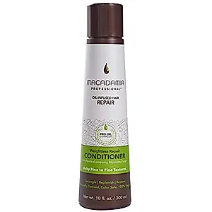 Macadamia Professional Hair Care Sulfate Weightless Repair Conditioner, Sheer Pecan, 10 Fl Oz (Pack of 1)