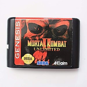 Aditi Mortal Kombat II Unlimited 16 bit SEGA MD Game Card For Sega Mega Drive For Genesis