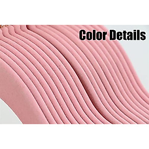 50+10 Pack Non-Slip Children's Clothes Hangers Velvet Hangers Space Saving Hangers 15~20LBS Heavy Duty Hangers 13.8"