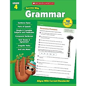 Scholastic Success with Grammar Grade 4 Workbook