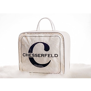 Chesserfeld Luxury Faux Fur Sheepskin Area Rug for Bedroom, Black, 4 x 6 with Thick Pile