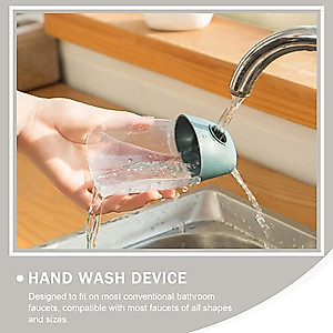 DOITOOL 4pcs Faucet Extender Children Faucet Extension Faucet Baby Guide Sink Extender Long Water Hand Washing Device Water Diverter for Bathroom Sink 4 Colors