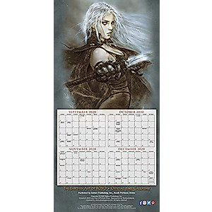 2021 The Fantasy Art of Royo 16-Month Wall Calendar