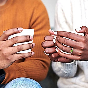 Clara Pucci 3.37ct Princess Cut Solitaire with Accent Green Peridot Sliding Statement Bridal Ring Band Set 14k Yellow Gold 7.5