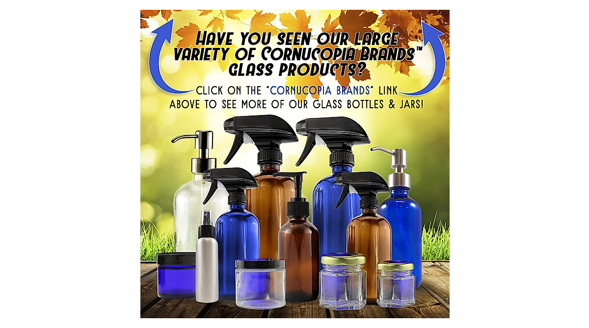 32oz Amber Kombucha Growler Bottles - 4-Pack for Brewing