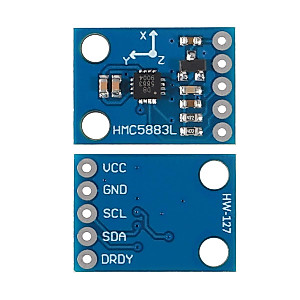 ACEIRMC 5pcs GY-273 QMC5883L 3-Axis Compass Magnetometer Sensor Board Module IIC/I2C for Arduino 3-5V Power High Accurancy