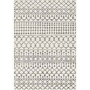 Livabliss Elsie Global Bohemian Area Rug,6'7" Square,Khaki/Gray