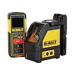 DEWALT TSTAK Laser Level & Laser Measure Tool Kit, Cross Line (DW0889CG)