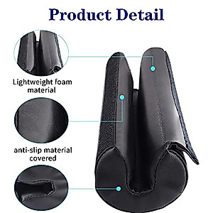 Zero Gravity Chair Cushion for Foot Rest, Universal Oversized Folding Loungers Anti Gravity Recliners Outdoor Chaise Patio Lawn Camping Chairs Footrest Padding for Outside Black