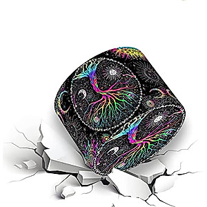 Large Grinder 2.5 inch Black ,Boho Aesthetic Tree of Life Grinder (Colorful)