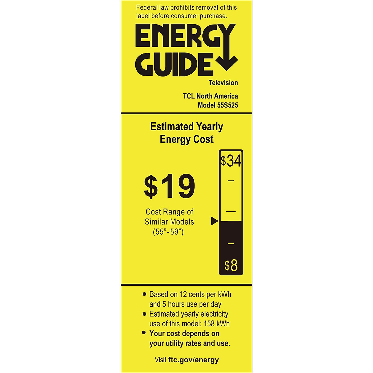 TCL 55" Class 5-Series 4K UHD Dolby Vision HDR Roku Smart TV - 55S525