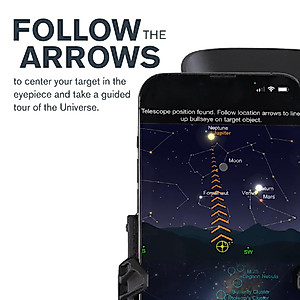 Celestron – StarSense Explorer 130mm Tabletop Dobsonian Smartphone App-Enabled Telescope – Works with StarSense App to Help You Find Nebulae, Planets & More – iPhone/Android Compatible