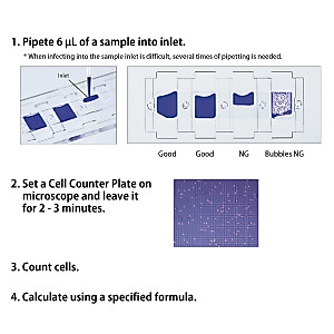 177-112C, Disposable Haemocytometer Plate, Improved Neubauer Type, 10plates/Box