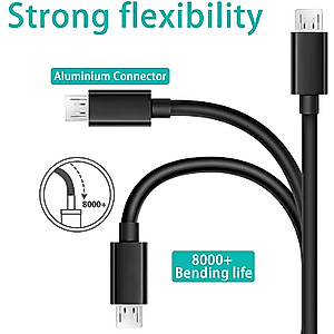 Rahhaze Replacement Charger Charging Cord Cable for MusiBaby Speaker, MusiBaby M68, M71, M88 Charger Power Cable Cord (5FT)