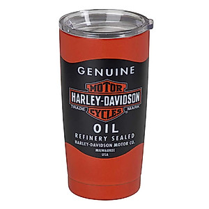 Harley-Davidson Oil Can Stainless Steel Insulated Travel Mug - 20 oz. HDX-98630