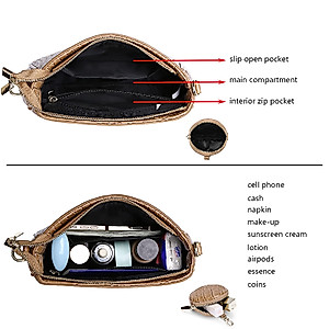 YALUXE Women's Crossbody Bags with Coin Purse