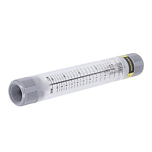 Flowmeter Flow Measuring Tool,Liquid Flow Flowmeter Tube Type 1‑10GPM Accurate Scale Transparent Acrylic Water Flow Meter G1 Female Thread, Water Rotameter Instantaneous for Factory Industry