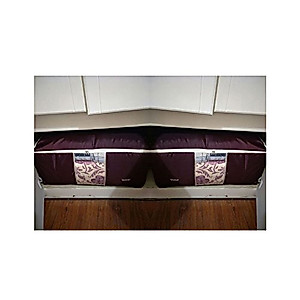 Oululu Oxford Storage Bag for Quilt Blanket Clothes Comforter (Wine Red, L)