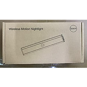 LED Closet Light, 30 LED Rechargeable Motion Sensor Light Indoor, Meromore Under Cabinet Lighting Wireless Stick-Anywhere Night Light with 600mAh Battery for Hallway Stairway Wardrobe Kitchen (3 PACK)