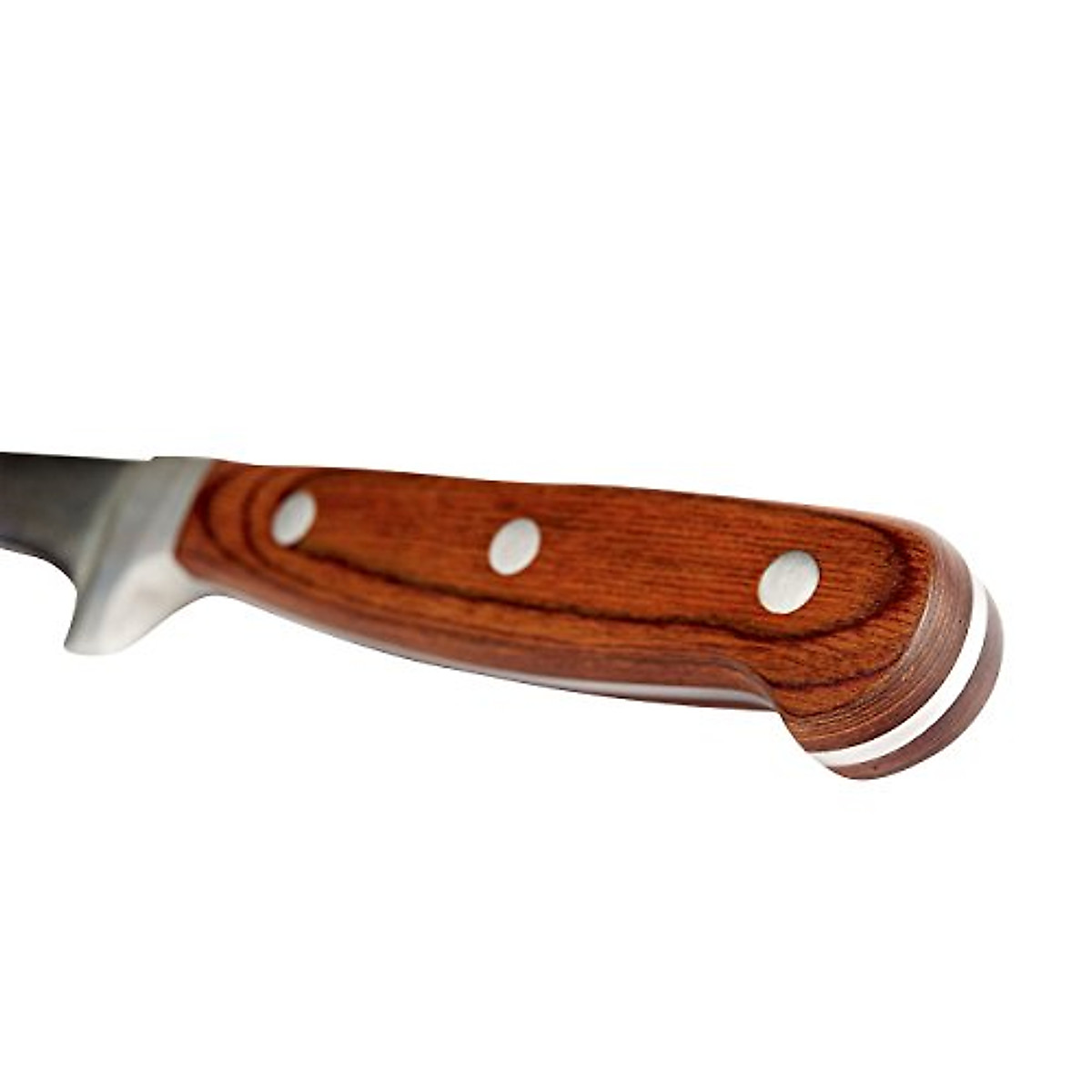 LedgeON 6" Professional Boning Knife - Pro Series - High Carbon Stainless Steel Blade - Wood Handle