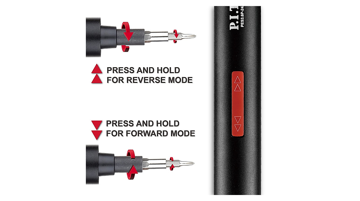 P.I.T. Electric Screwdriver Set - Cordless Precision Repair Tool
