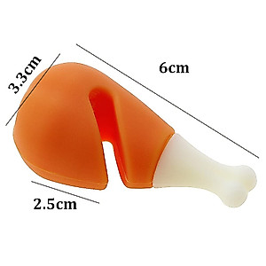 Pot Lid Lifts, 3Pcs Creative Cute Small Pepper, Carrot, Chicken Leg Shape, Pot Lid Raised, Silicone Spill Preventer, Practical In Kitchen,Anti-Overflow Kitchen Gadgets