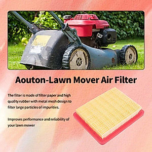 Aouton 951-15245 Air Filter for MTD 751-15245 Cub Cadet 490-200-M065 159cc 1X65 5X65 6X65 8X65 Engines 196cc 5X70 6X70 7X70 SC 700 E Self Propelled Troy-Bilt TB230 Engine Lawn Mower