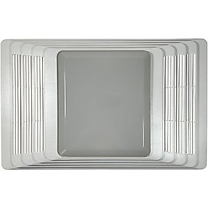 Upgraded Replacement Bathroom Grille and Lens Kit For Broan-Nutone Exhaust Fan Models 655, 659, 695, HFL695, 656 - Replaces OEM # S97013662