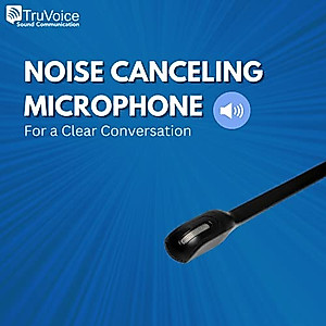 Headset Training Solution (Includes 2 x TruVoice HD-550 Premium Double Ear Headsets with Noise Canceling Microphone,Training Cord and Smart Lead - Works with 99% of Phones with RJ9 Headset Port)