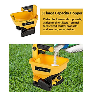 Uniqwamo Handheld Power Spreader/Jobsite Battery Operated Fan for Dewalt 18V/20V