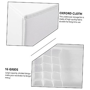 CAXUSD Underwear Storage Box Dresser Drawers Hanging Drawers for Closet Plastic Containers Storage Boxes with Lids Storage Bags for Clothes Cloth Socks Organizer Bra Organizer Panties