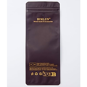 BINLUN Elastic Fabric Nylon Watch Band Waterproof Military Replacement Watch Strap Hook-and-Loop for Men Women Silver & Black Buckle 18/20/22mm