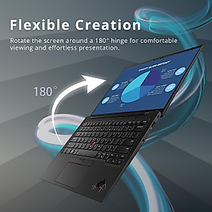 2022 Lenovo 14" WUXGA FHD ThinkPad X1 Carbon Gen 10 Touchscreen Laptop, Intel 12th Core i7-1260P, 16GB RAM, 1TB PCIe SSD, Iris Xe Graphics, Low Blue Light, Windows 11 Pro, Black, 32GB USB Card