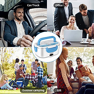 JIEGELIN electric lunch box for adults food heater,loncheras electricas para calentar almuerzo,bento box adult hot lunch box self heating portable food warmer for working men for car