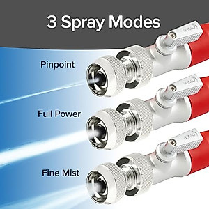 Pocket Hose Silver Bullet 2.0 Expandable Garden Hose 75-FT with Turbo Shot Nozzle, AS-SEEN-ON-TV, Lead-Free, Solid Aluminum Connectors, Easy On/Off Valve, Kink-Free, Leak-Proof