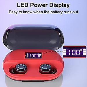 Wireless Earbuds Bluetooth in Ear Headphones for iPhone 14 Pro Max Build in Microphone Noise Cancelling Stereo Headset with Charge Case 40H Play for Galaxy S22 Ultra Galaxy Z Flip 3 Fold S21 FE