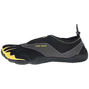 Body Glove Men's 3t Cinch-m Water Shoe, Black/Yellow, 10