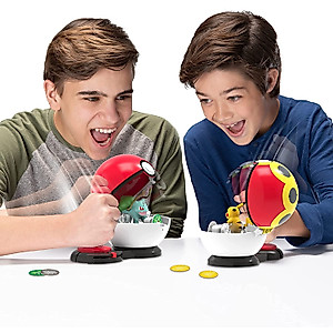 Pokémon Game with Squirtle and Jigglypuff - 2 Surprise Balls - 6 Attack Disks - Toys for Kids Fans