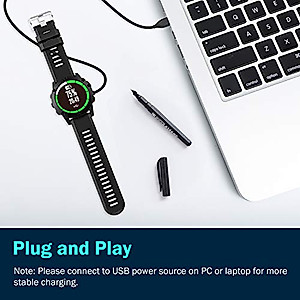 TiMOVO Charger Dock Compatible with Garmin Venu3/3S/Fenix 5/Fenix 6,2Pack Portable Charging Dock Station Cradle with USB Cable Fit Venu 3/3S/Fenix 5/5S/5X/6/6S/6X/Forerunner 935/245/945/Vivoactive3