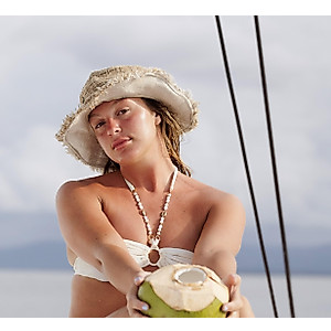 Asatre Hemp Hat - Hemp Sun Hat, Festival Hat, Hemp Sun Hat, Wide Brim Farmers Hat, Summer Hippie Hemp Hat, Packable Natural Sun Hat