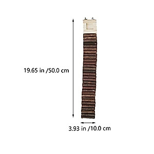 PATKAW Parakeet Toys Parakeet Toys 2 Pack Hamster Bridge Climbing Animal Chew Toy Hamster Climbing Ladders Hamster Rainbow Bridge Ladders Rat Wood Cockatiel Toys Cockatiel Toys