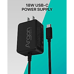 Argon NEO x Raspberry Pi 4 4GB Kit | Aluminum Case | 64 Gig SD Card | Micro HDMI to HDMI Cable | 18W Type-C Power Supply | Quick Start Guide