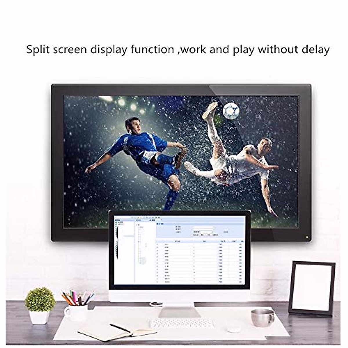 ZPLJ High-Speed USB 3.0 Hub 7 in 1 High-Speed USB Splitter with Ethernet Port 4K HDMI 2 USB 3.0 and PD Charging Support SD TF Card Reader Compatible for Flash Drive Laptops USB Hub Adapter Portable