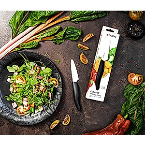 KYOCERA 3` Black Paring Knife, 1 EA