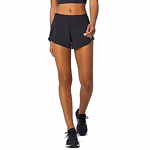 New Balance Women's Impact Run 3 Inch Short, Black, Large